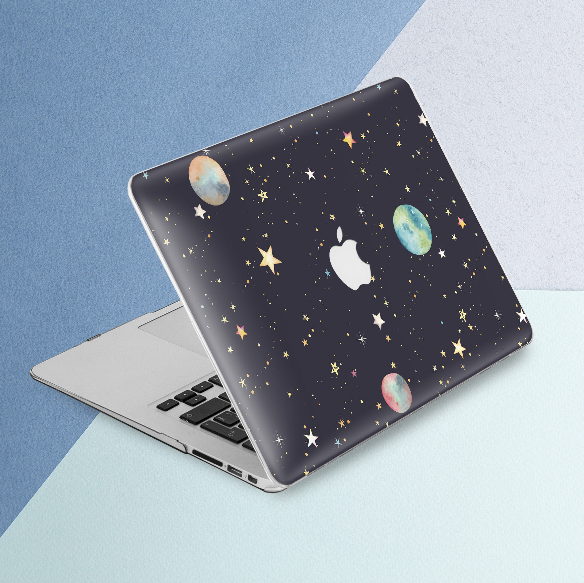 Stars Macbook Case Cute Watercolor Space Macbook Pro 13 Inch - Etsy
