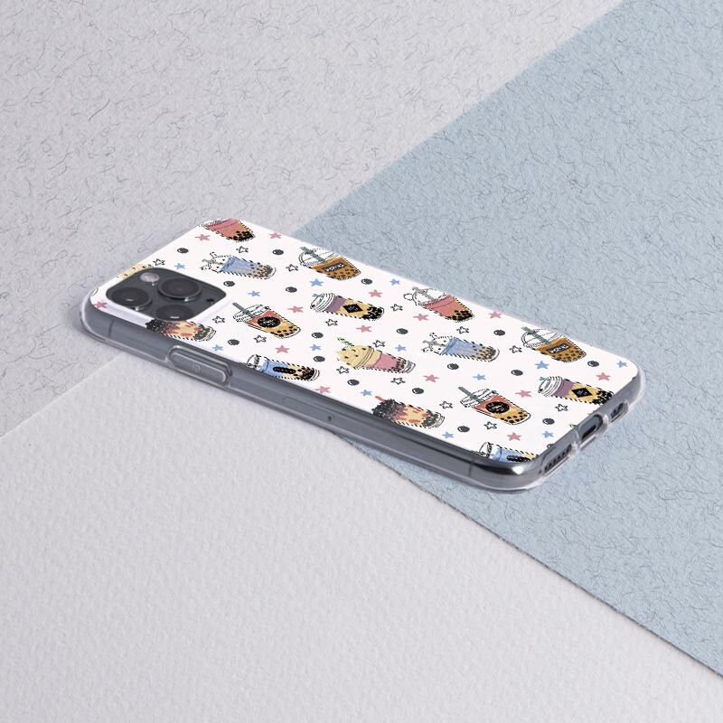 Bubble Tea Art Phone Case Boba Kawaii Cute Art Note 10 Plus | Etsy