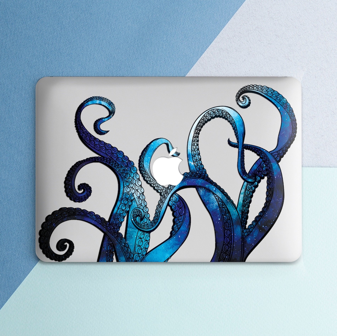 Octopus MacBook Case Ocean Space Animal MacBook Blue Men Boys Marine ...