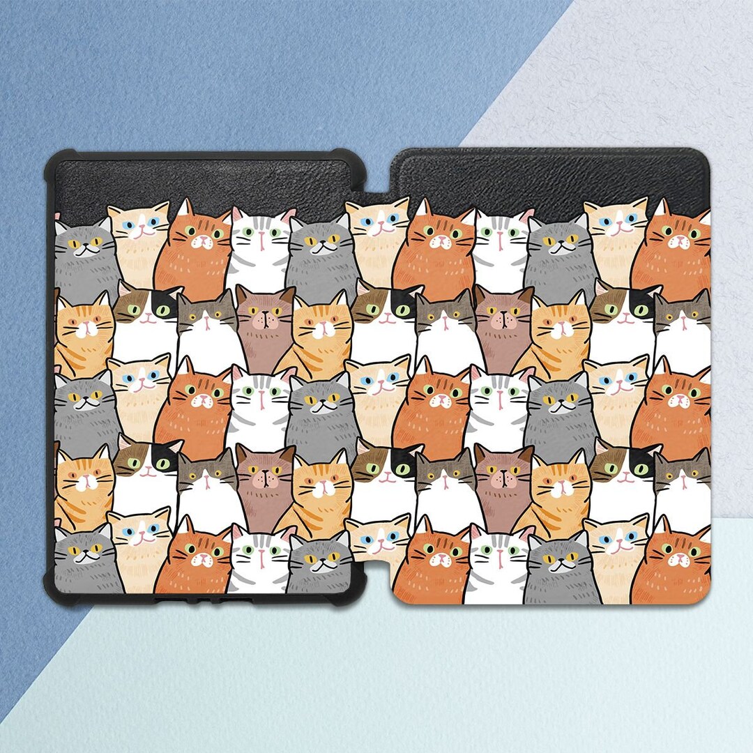 Kindle Paperwhite Case Cats Cute Kitte Art Case Kindle Case Kawaii ...