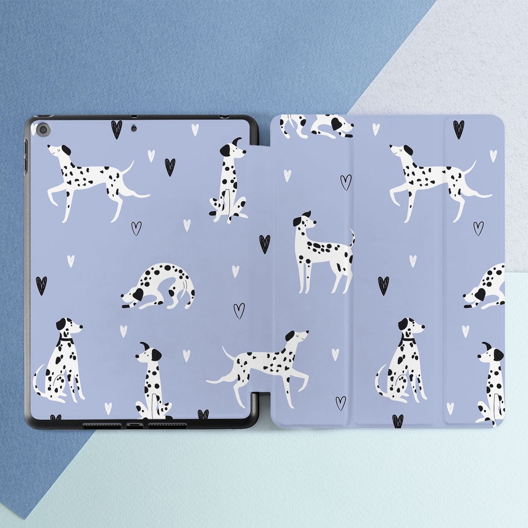 IPad Case With Dogs Light Blue Cover iPad Case Pencil iPad Case With ...