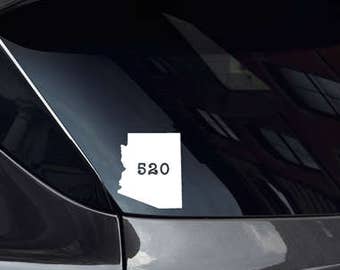 Area Code Decal | Etsy