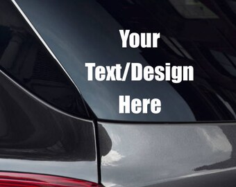 Your Text Decal - Etsy