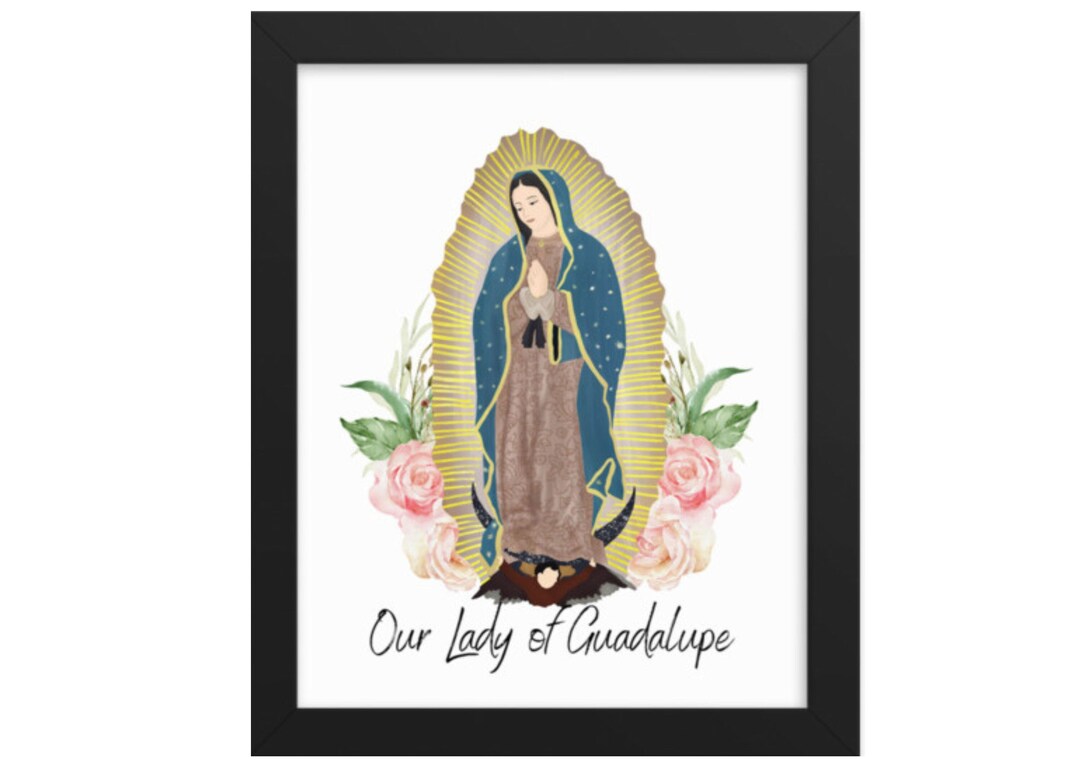 Our Lady of Guadalupe, DOWNLOADABLE PRINT 5x7, Catholic Printable Wall ...