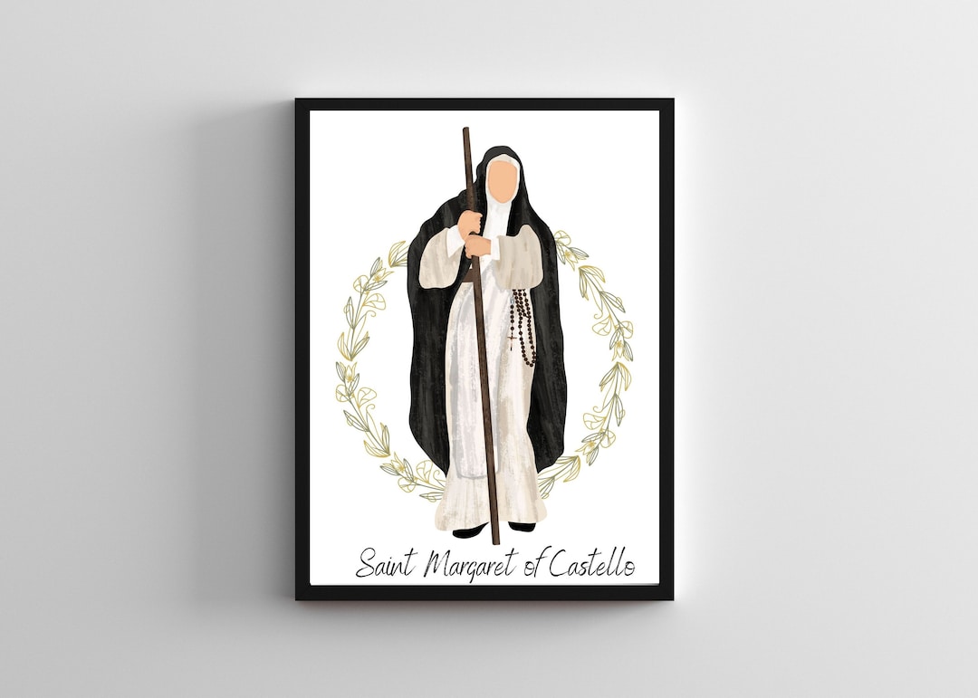 Saint Margaret of Castello, DOWNLOADABLE PRINT, Catholic Printable Wall ...