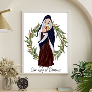 Our Lady of Sorrows Print: Catholic Home Decor (digital Download) - Etsy