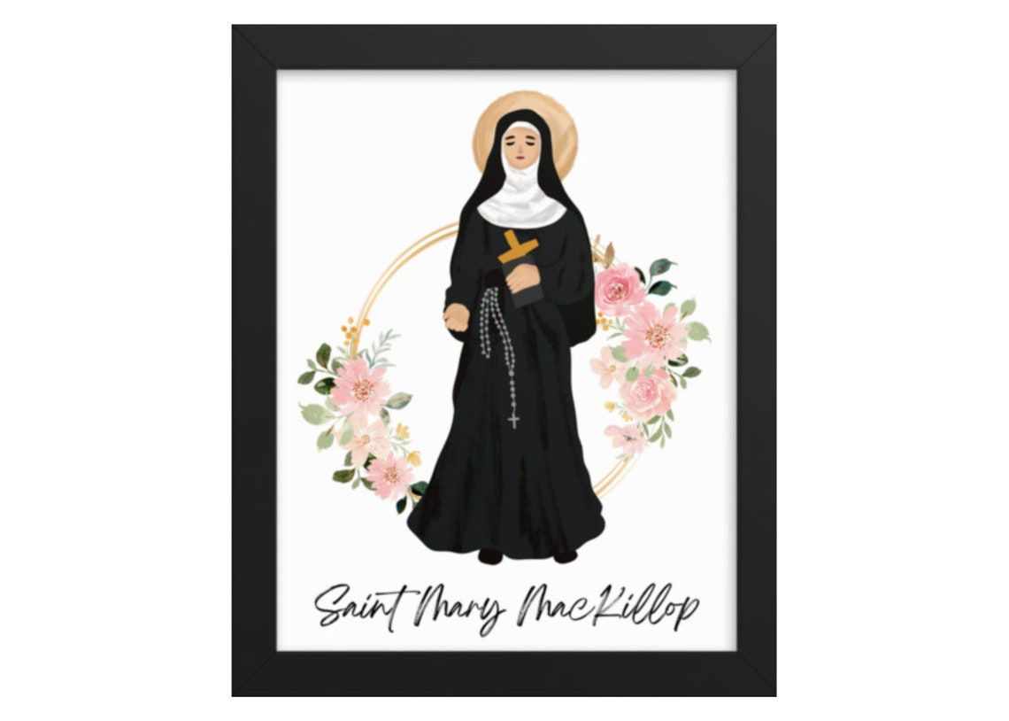 Saint Mary Mackillop,downloadable PRINT, Catholic Printable Wall Art ...