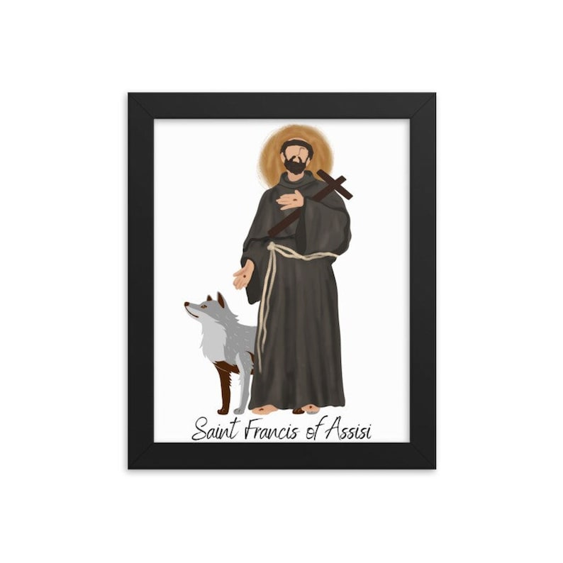 Saint Francis of Assisi, DOWNLOADABLE PRINT, Catholic Printable Wall ...