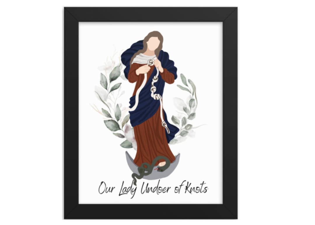 Our Lady Undoer of Knots, DOWNLOADABLE PRINT 5x7, Catholic Home Decor ...