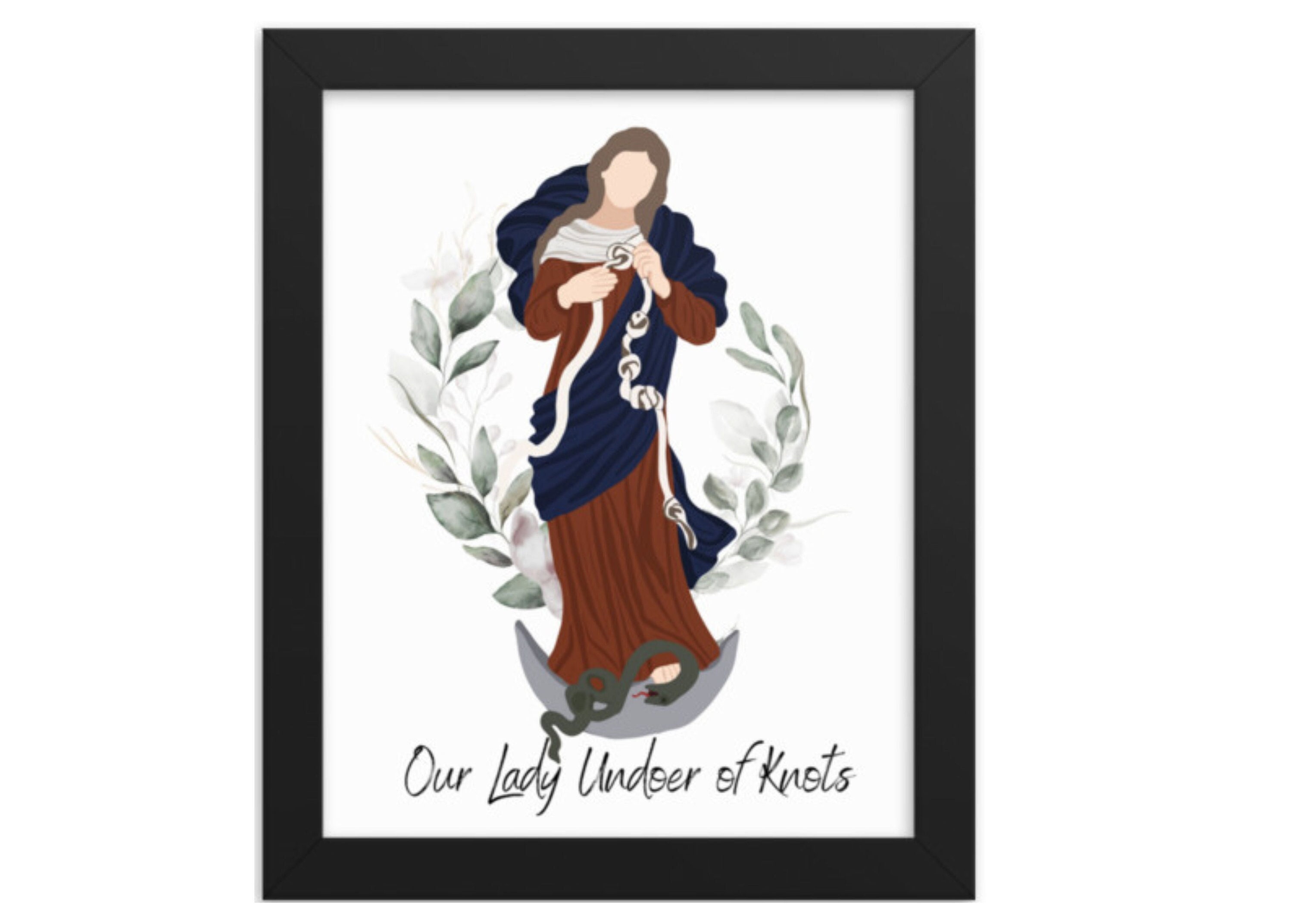 Our Lady Undoer of Knots, DOWNLOADABLE PRINT 5x7, Catholic Home Decor ...