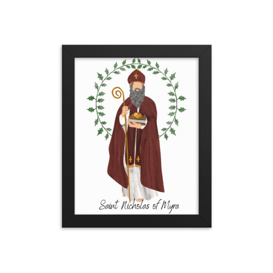 Saint Nicholas of Myra, DOWNLOADABLE PRINT, Catholic Printable Wall Art ...