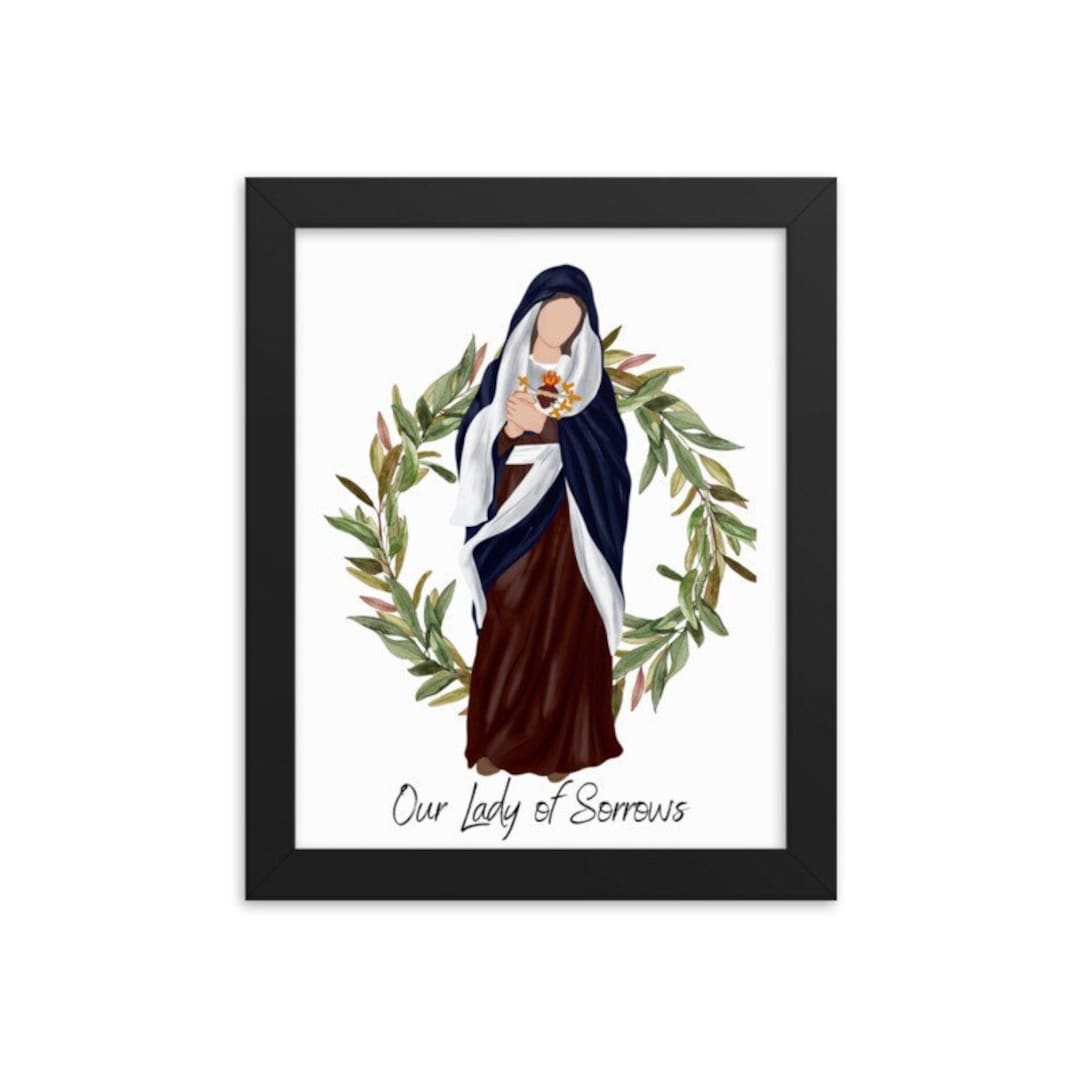 Our Lady of Sorrows, DOWNLOADABLE PRINT, Catholic Printable Wall Art ...