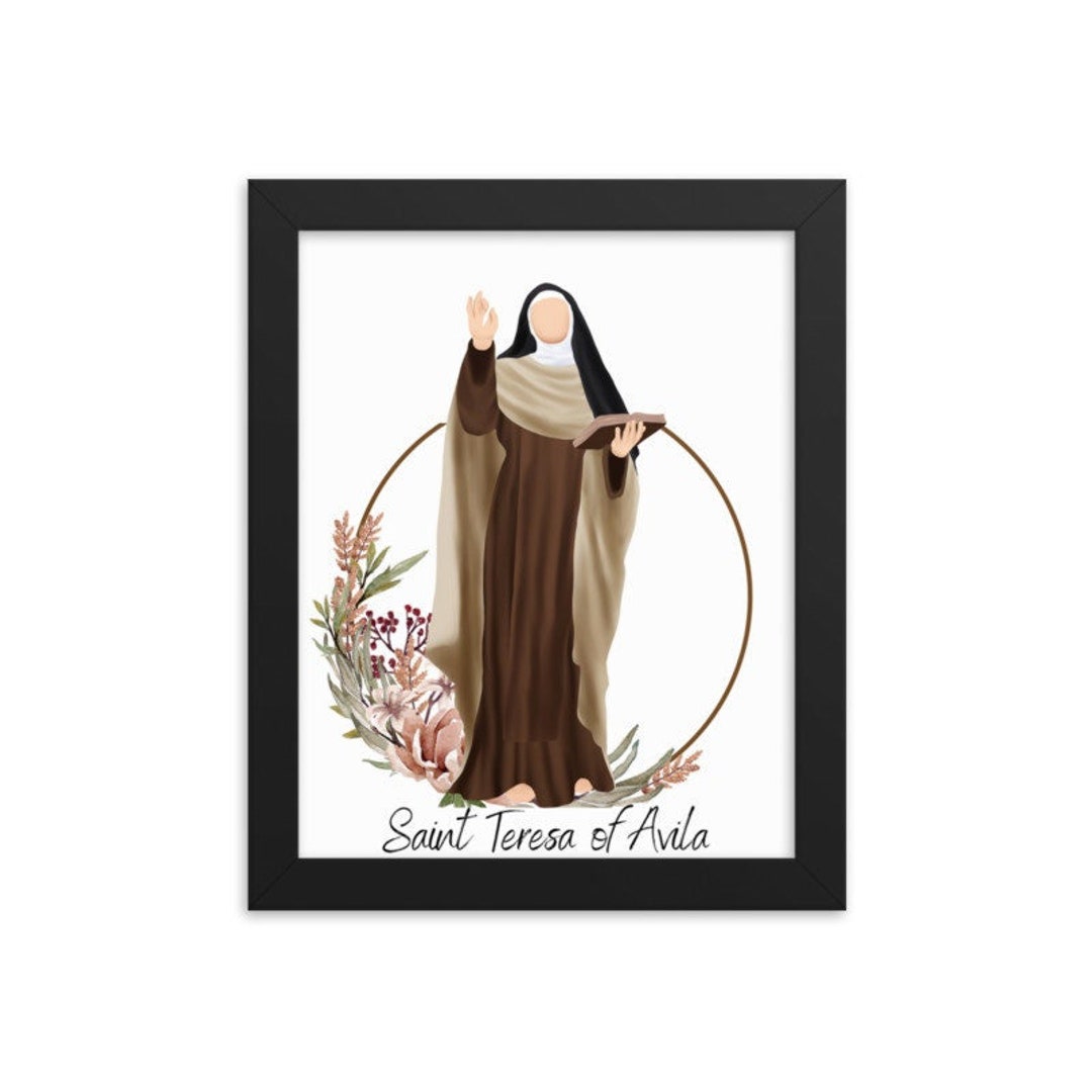 Saint Teresa of Avila, DOWNLOADABLE PRINT, Catholic Printable Wall Art ...