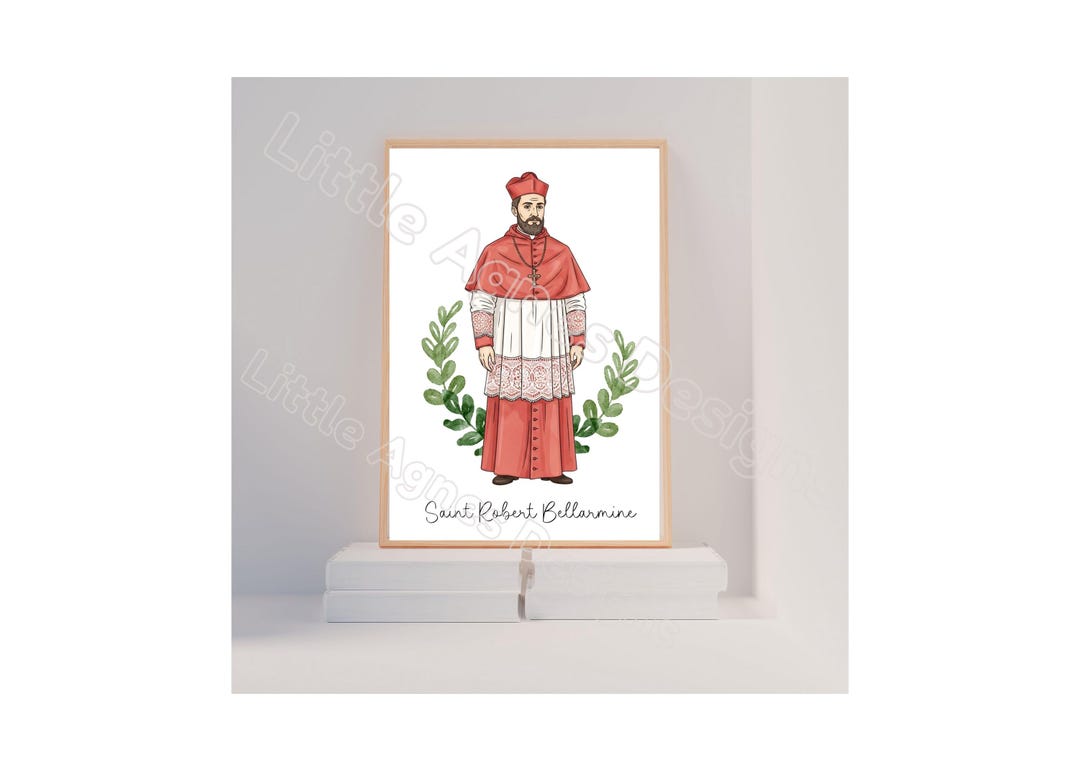 Saint Robert Bellarmine, Catholic Saint Print - Etsy