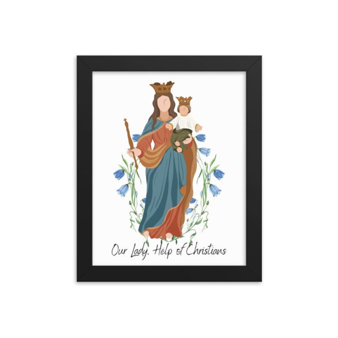 Our Lady Help of Christians, DOWNLOADABLE PRINT, Catholic Printable ...