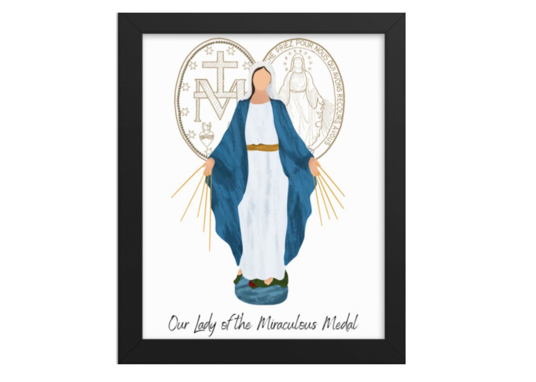 Our Lady of the Miraculous Medal Print: Catholic Home Decor (digital ...