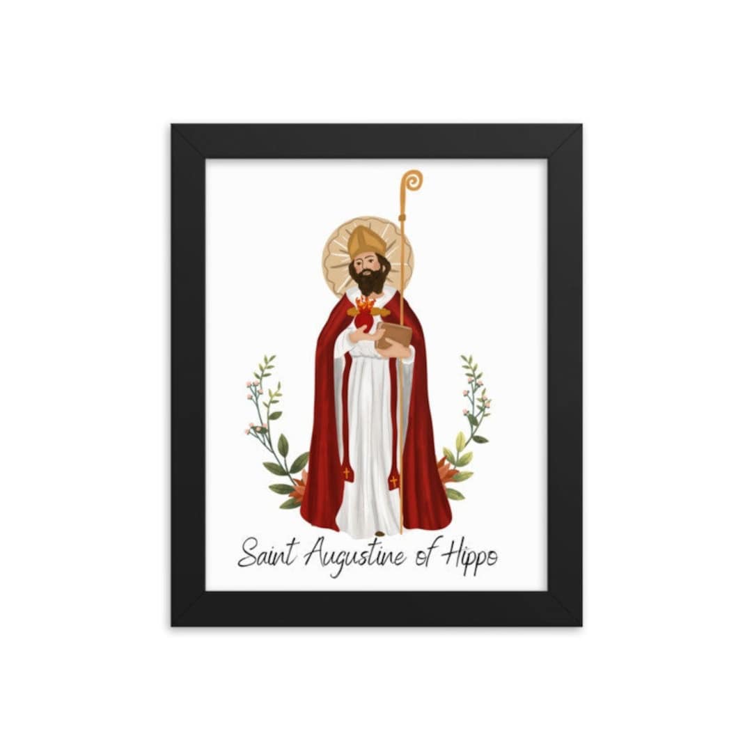 Saint Augustine of Hippo Catholic Art Print (digital Download) - Etsy