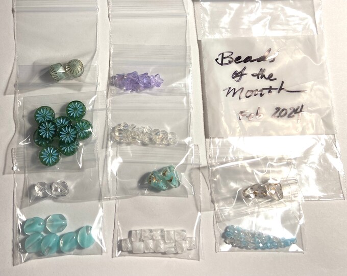 Beads of the Month Package From Feb 2024 - Etsy
