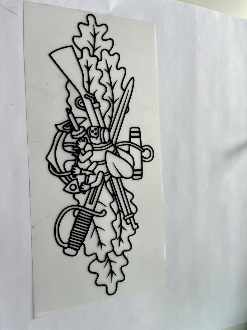 Seabee Combat Warfare Pin ( SCW ) Decal - Etsy