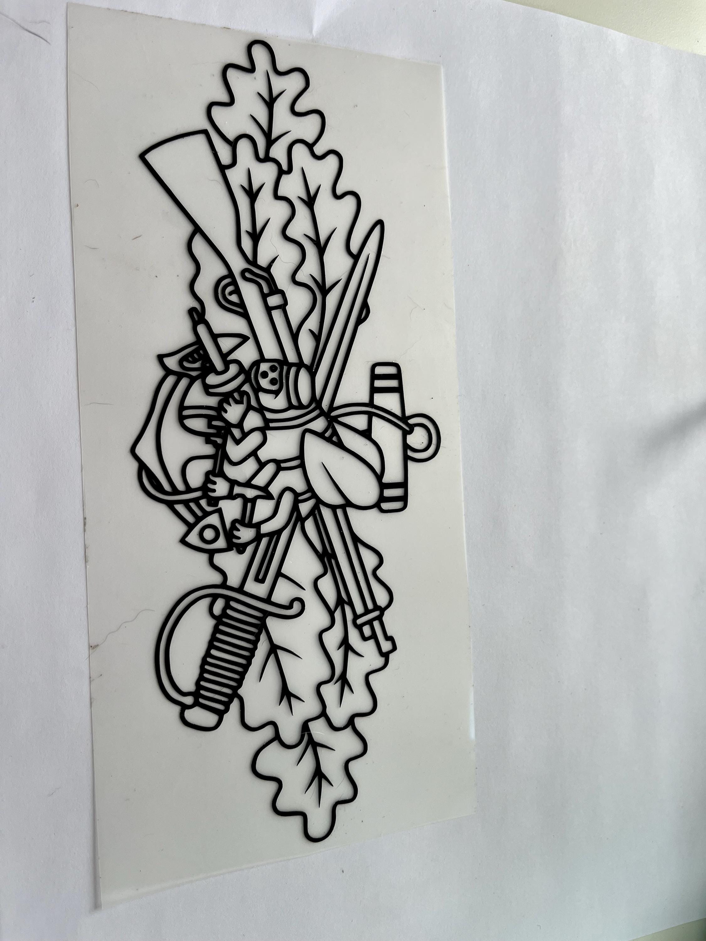 Seabee Combat Warfare Pin ( SCW ) Decal - Etsy