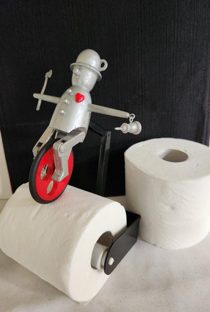 Creative Frog fashionable Bicycle Toilet Paper Holder