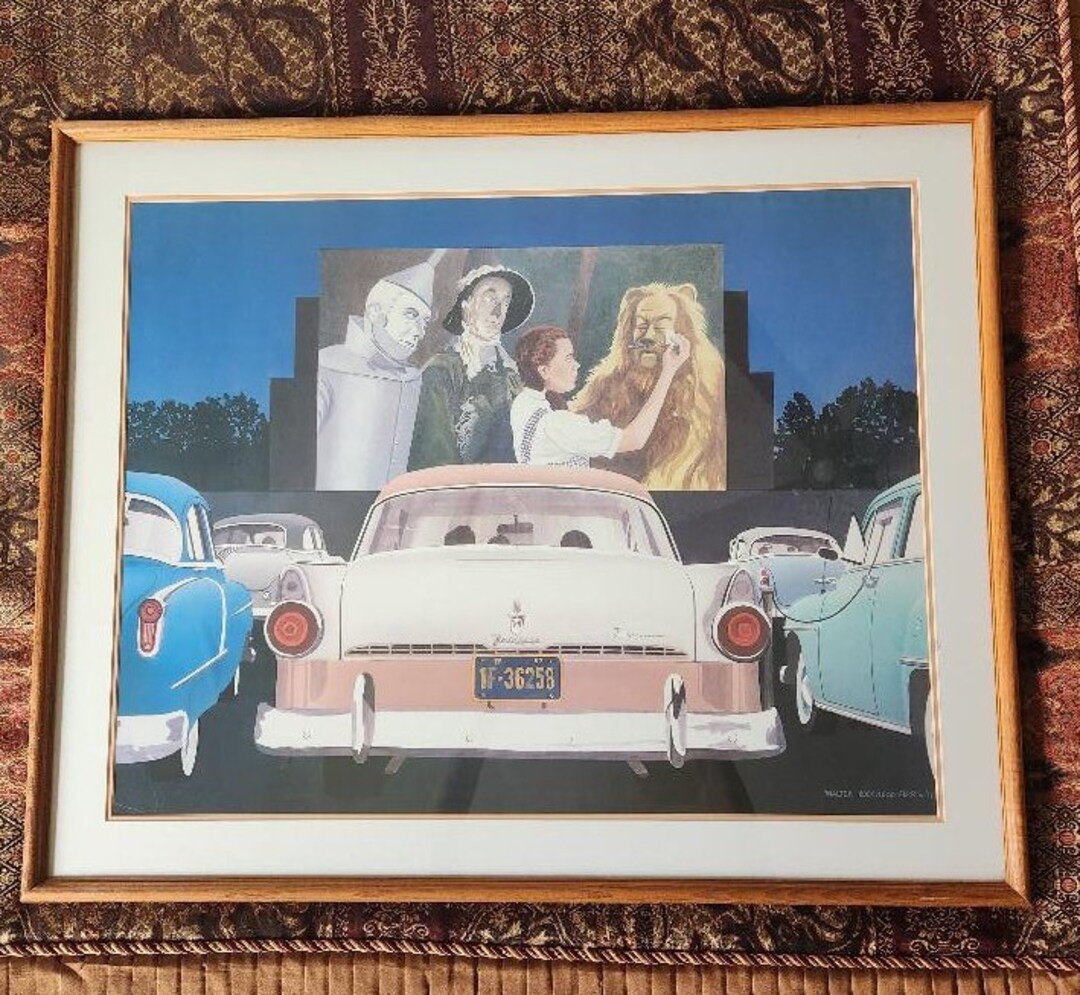 Vintage Oz at the Drive-in Poster - Etsy