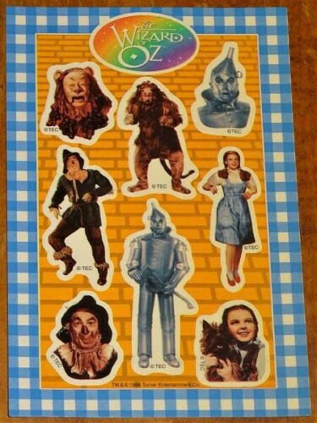 1939 Film Wizard of Oz Character Sticker Pack - Etsy