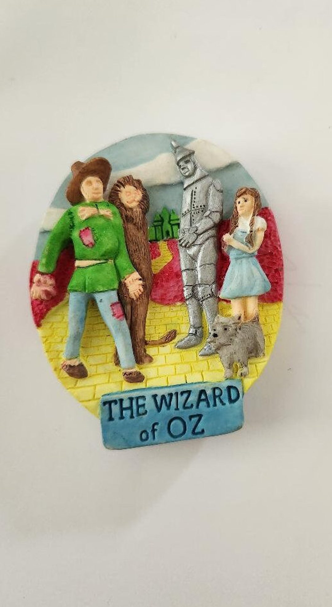 Vintage Resin Wizard of Oz Magnet - Etsy