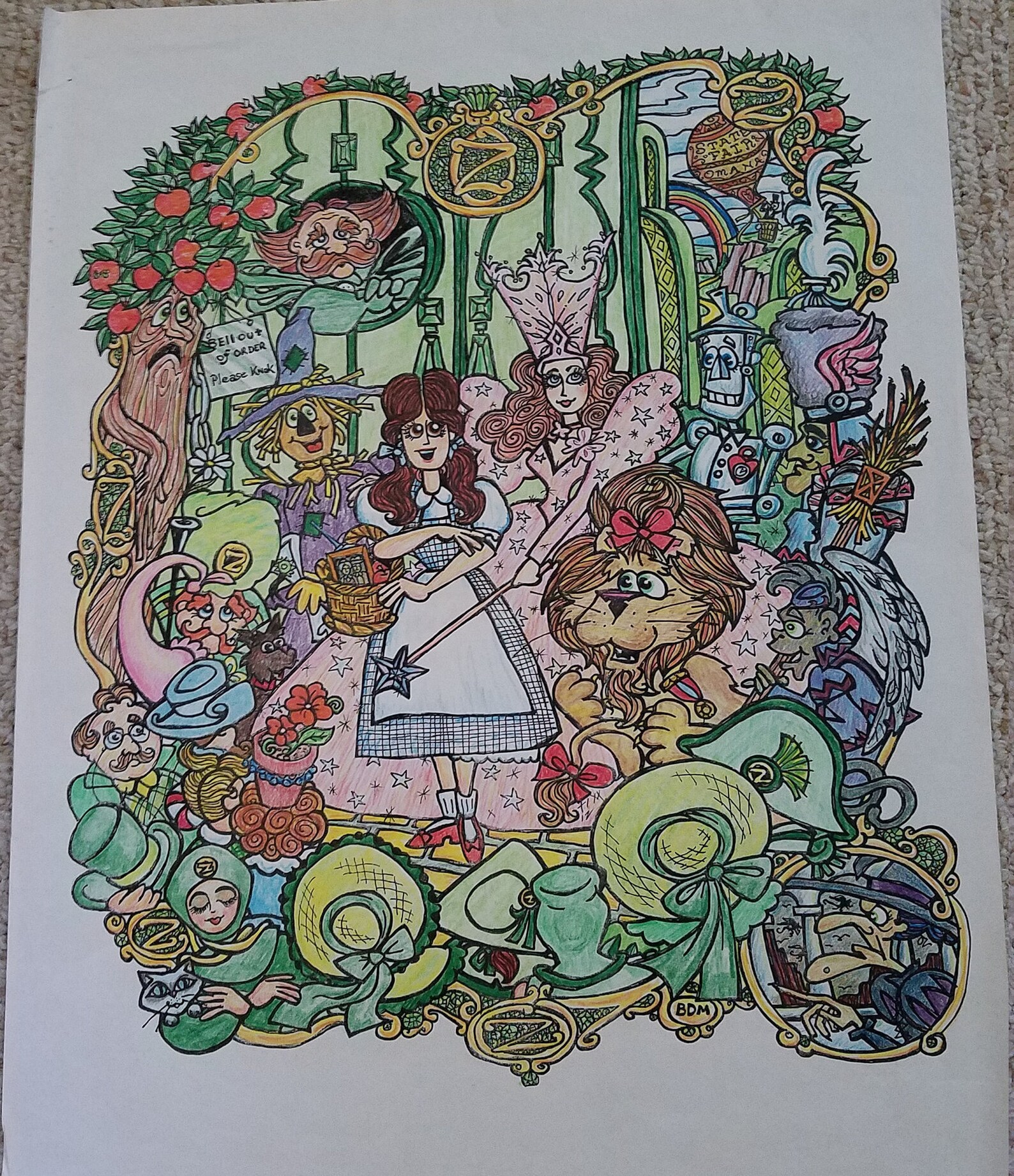 Wizard of Oz Black and White Poster - Etsy