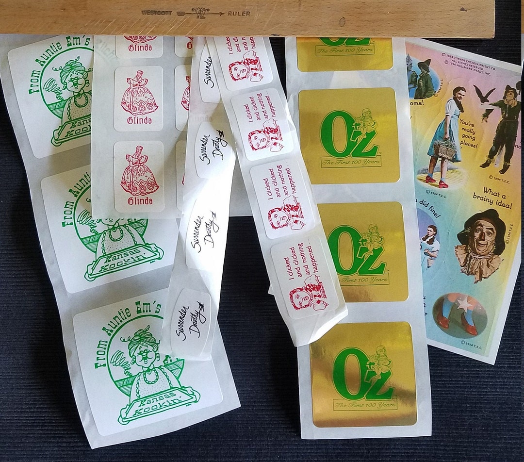 Wizard of Oz Sticker Array - Etsy