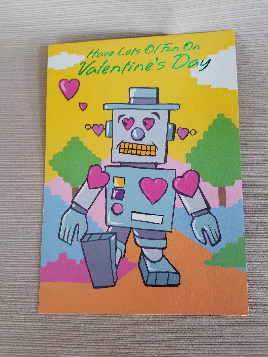 Vintage Tinman and Tinwoman Valentine - Etsy UK