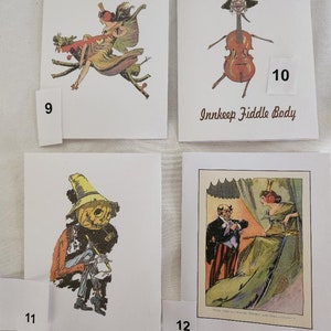 Wizard of Oz Character Notecards - Etsy