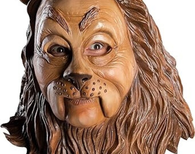 Adult Latex Cowardly Lion Mask - Etsy