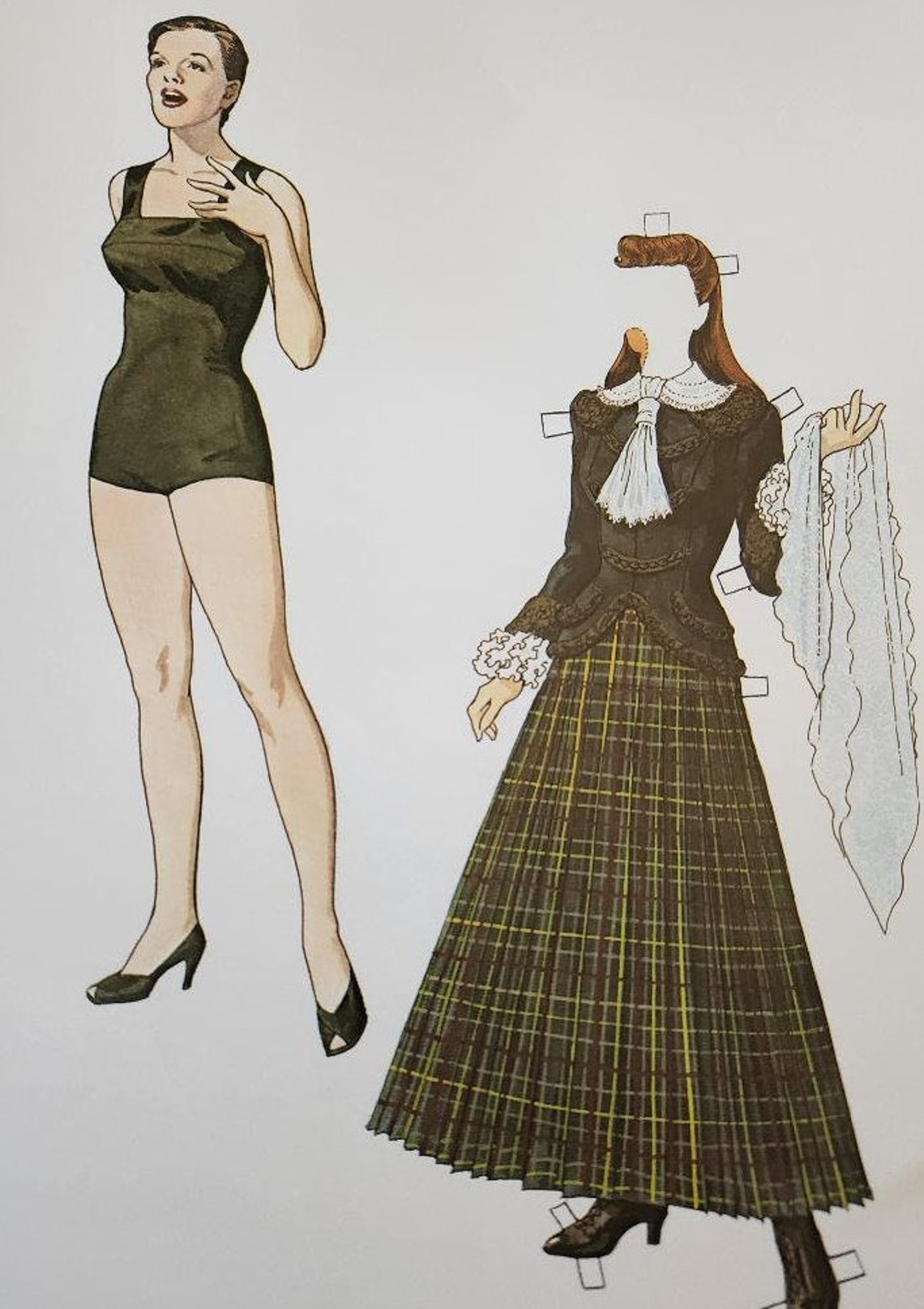 Judy Garland Paper Doll Packet - Etsy