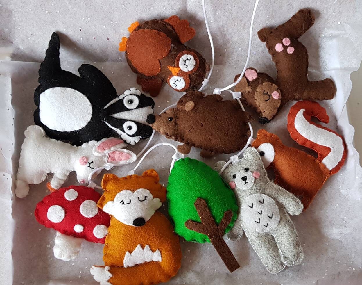 Woodland Nursery Decor Felt Garland Nursery Decor Bunting | Etsy