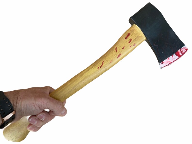Bloody Axe Hatchet Movie Prop Handheld PU Jason Halloween - Etsy