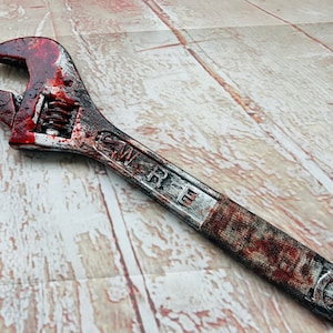 Bloody Wrench Movie Prop Highly Customised Spanner Horror Accessory - Etsy