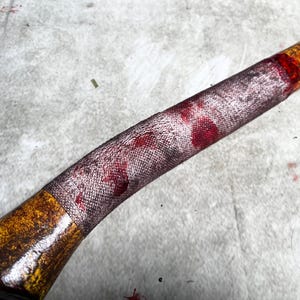 Long Handle Hatchet Movie Prop PU, Bloody Axe Horror Blade (customized ...