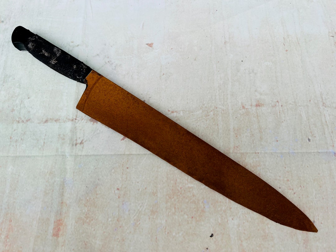 Rusty Kitchen Knife Movie Prop PU Aged & Old Halloween Myers Tool - Etsy