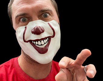 Scary Half Mask - Etsy