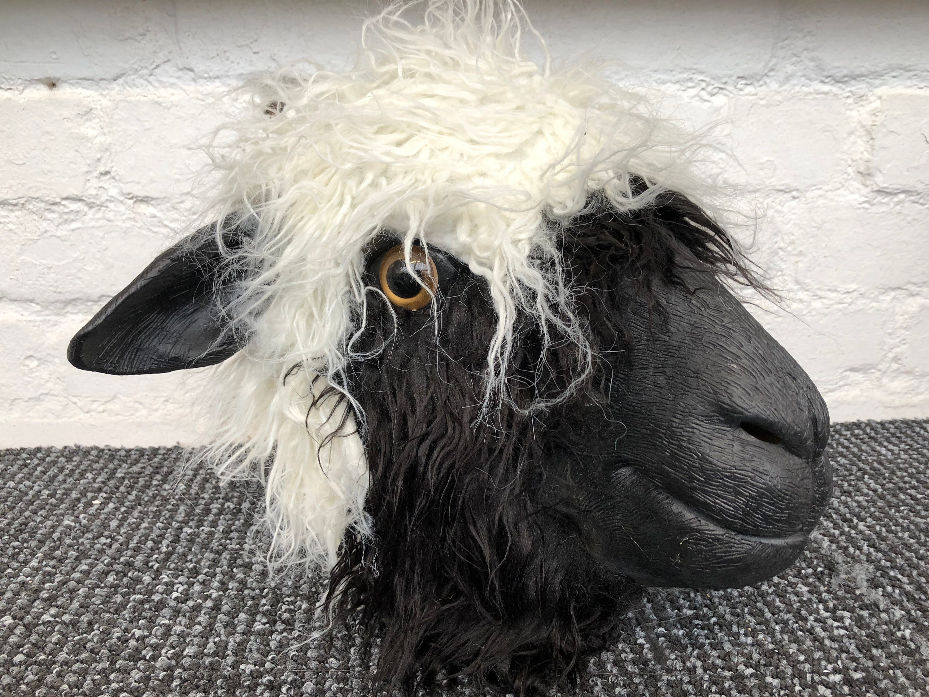 Woolley Sheep Mask Latex Animal Masks - Etsy