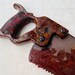 Customized Bloody Hand Saw Vintage Horror Movie Prop PU Hacksaw ...