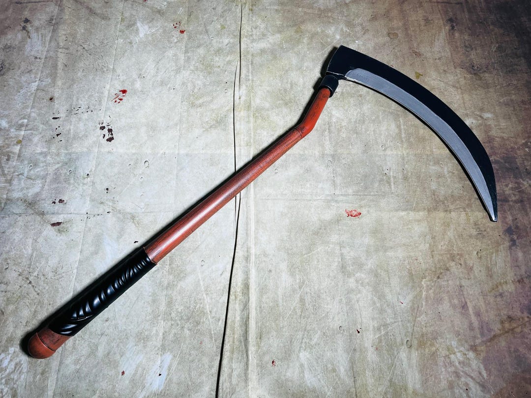Grim Reaper Scythe PU Movie Prop Death Sickle - Etsy