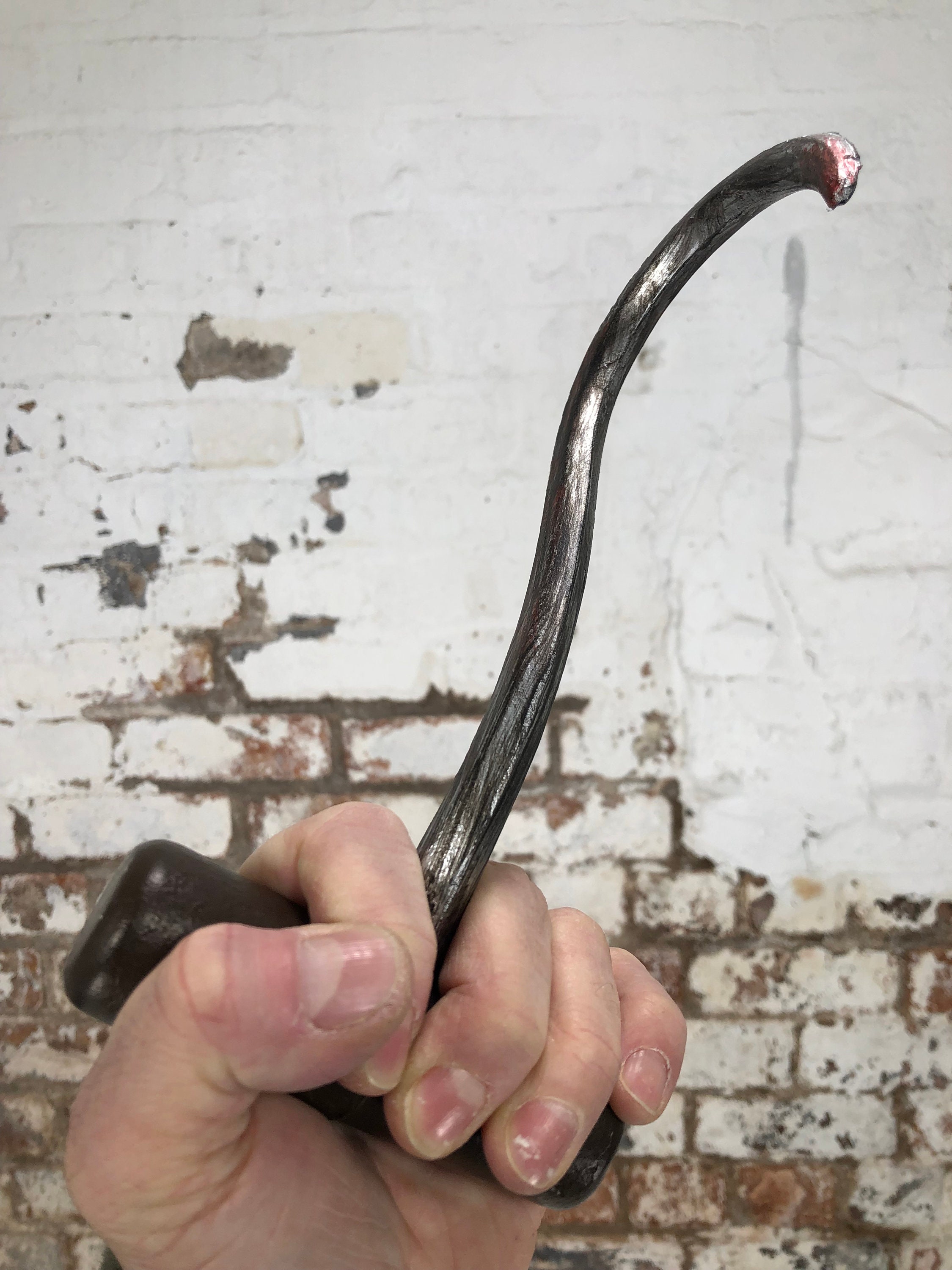 Realistic Butcher's Meat Hook Ice Hooks Movie Prop Horror Weapon ...