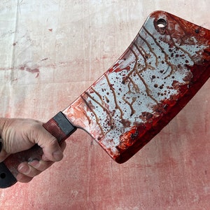 Bloody Meat Cleaver Movie Prop Highly Customized Butchers Chopper Handheld Horror Tool - Etsy