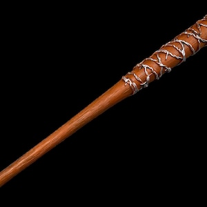 Realistic Baseball Bat Movie Prop PU Foam Fake Blood Barbed Wire Negan ...