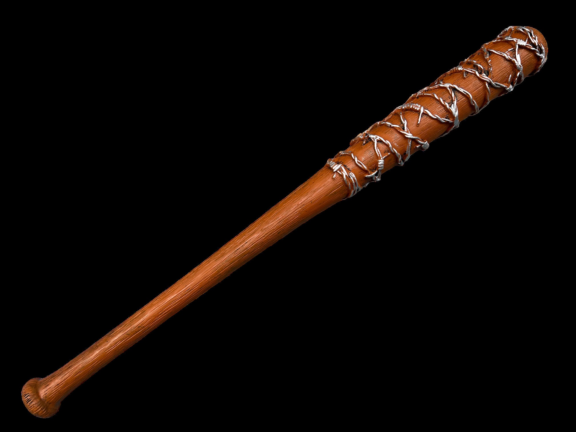 Realistic Baseball Bat Movie Prop PU Foam Fake Blood Barbed Wire Negan ...