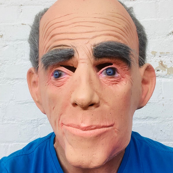 Realistic Old Man Mask - Etsy