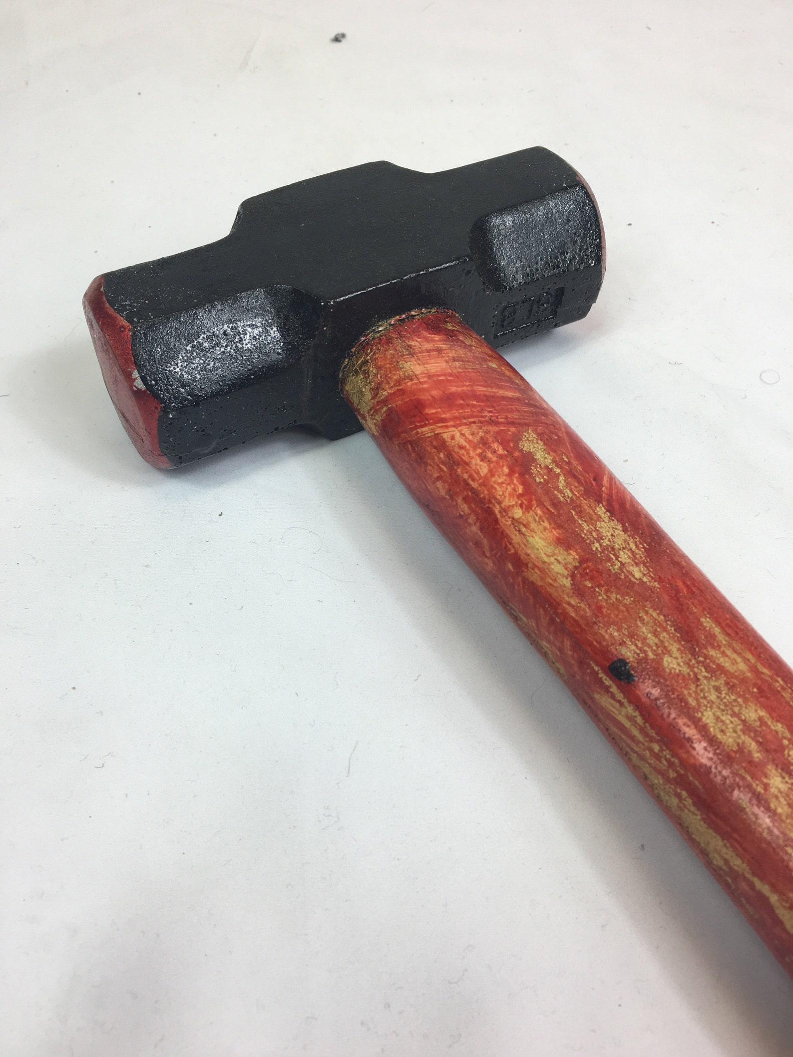Realistic Sledgehammer Hammer Clown Mallet PU Horror Movie Prop Weapon ...