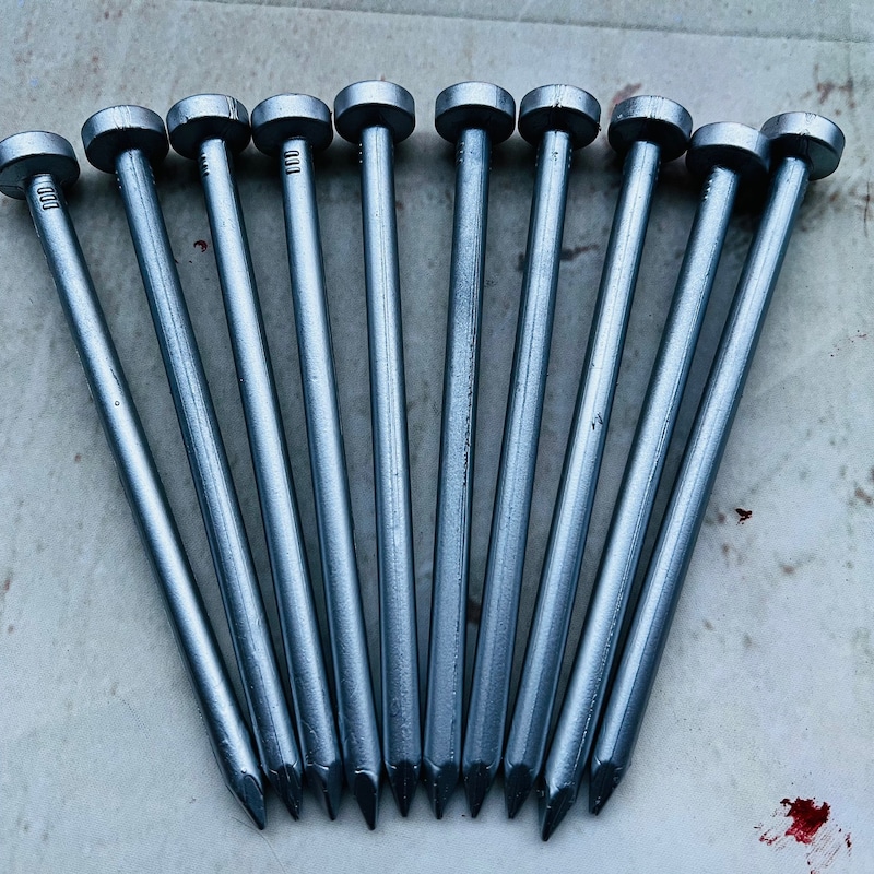 Silver Fake Nails - Etsy